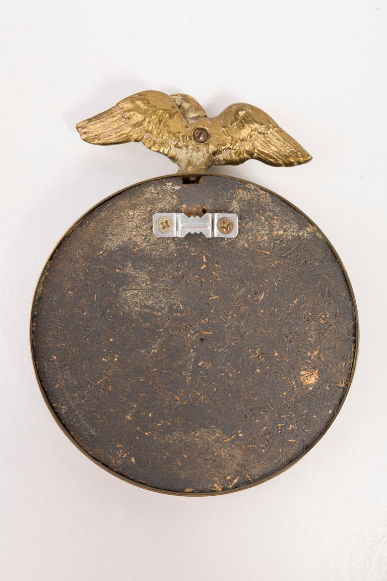 Vintage Unique Small Gold Decorative Mirror with Eagle, Europe, 1960s ...