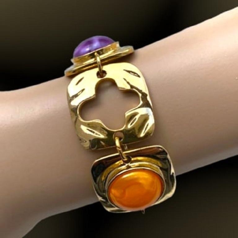 Vintage unsigned EDOUARD RAMBAUD bracelet For Sale at 1stDibs