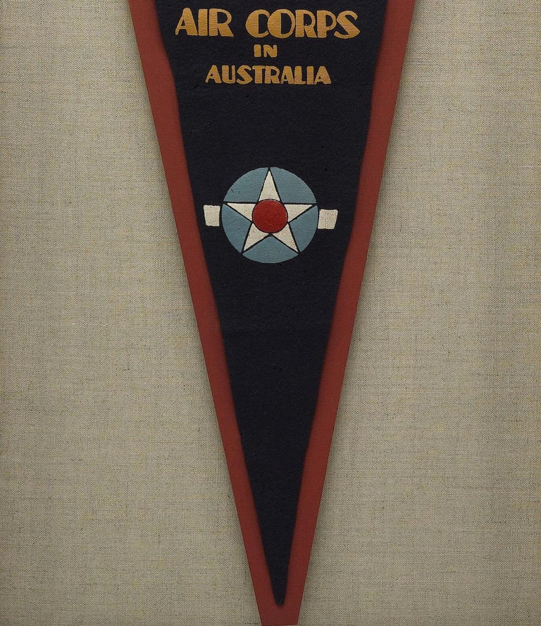 US Air Corps in Australia Vintage Military Pennant, circa WWII For Sale ...
