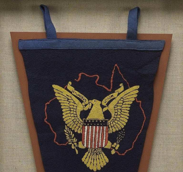 Vintage US Navy in Australia Military Pennant, circa WWII at 1stDibs ...