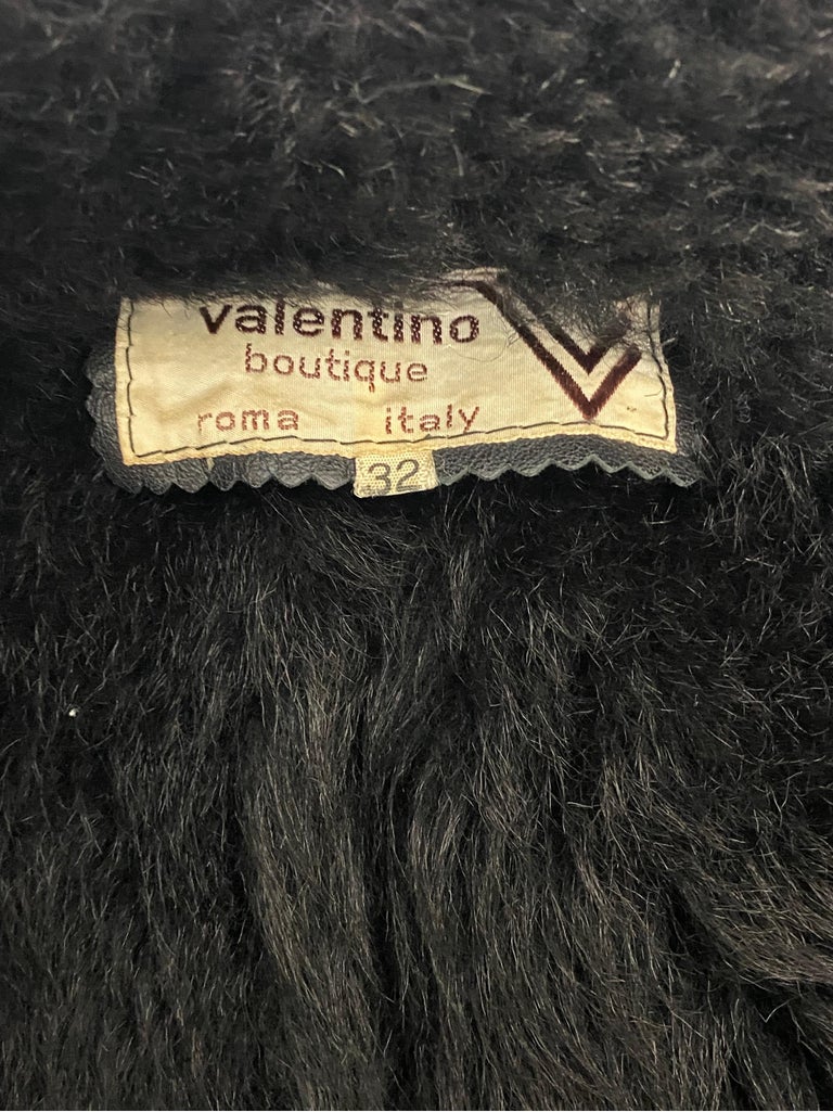 Vintage Valentino shearling jacket from 1970’s For Sale at 1stDibs