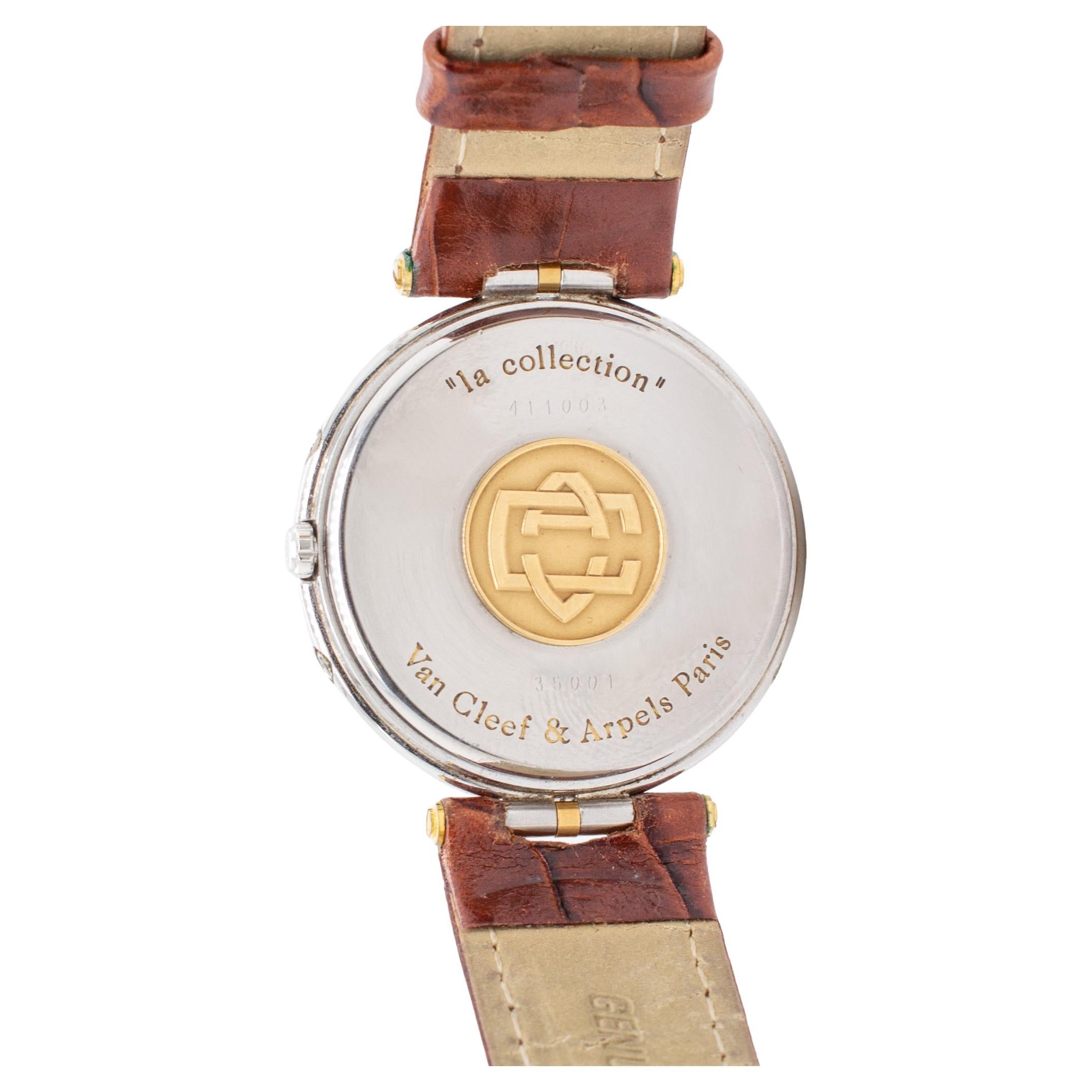 Vintage Van Cleef and Arpels La Collection Moonphase 35001 35mm in 18K ...