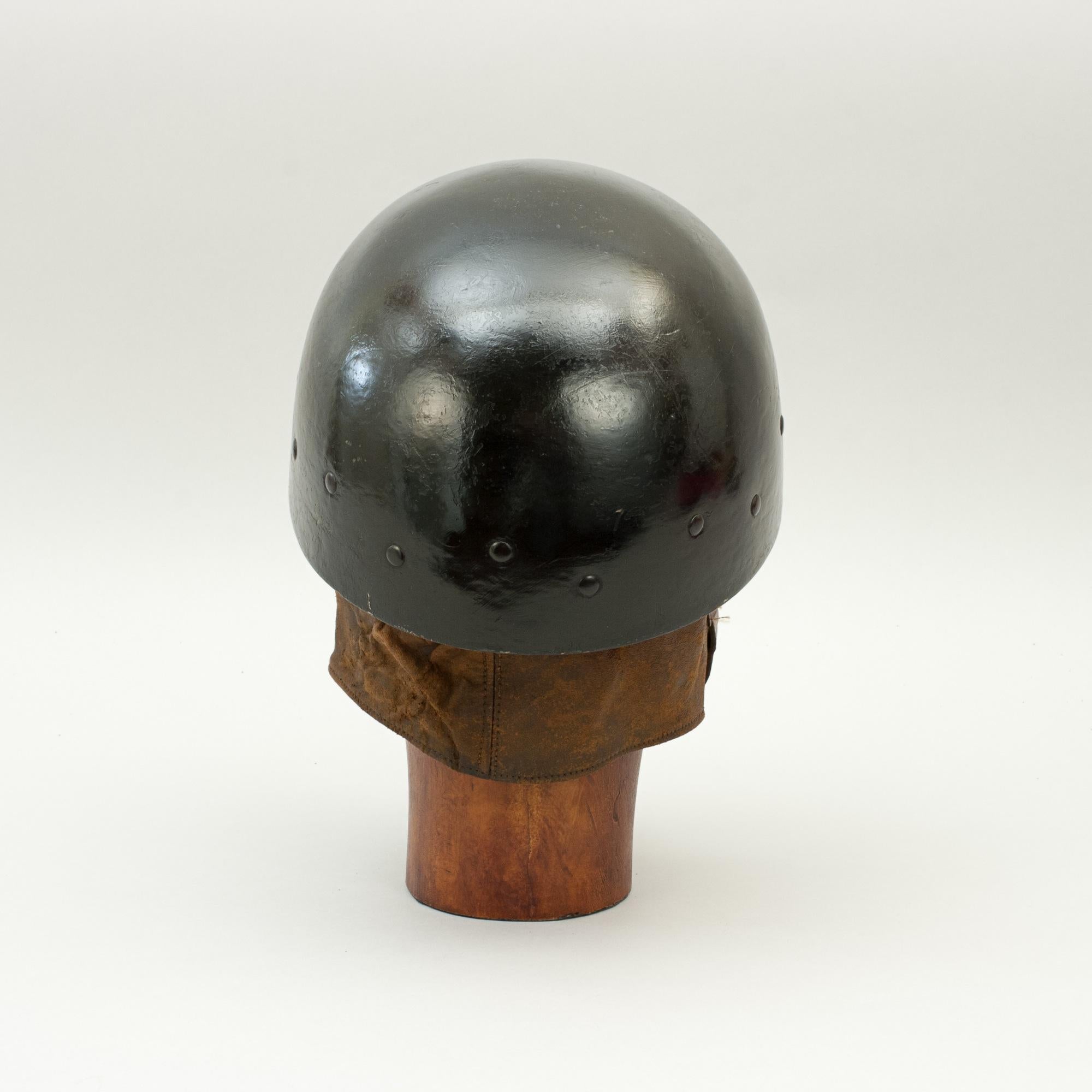Vintage Velocette Motorcycle Crash Helmet at 1stDibs | ww2 bike helmet ...