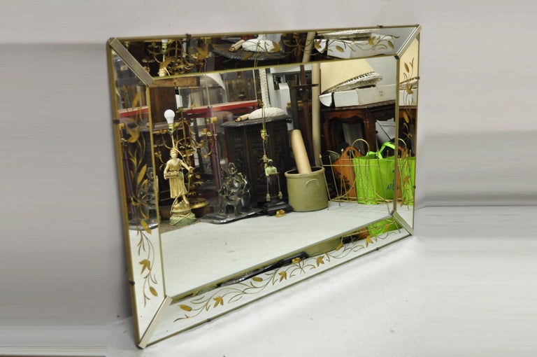 Vintage Venetian Mirror Frame Hollywood Regency Wall Sofa Mirror by ...