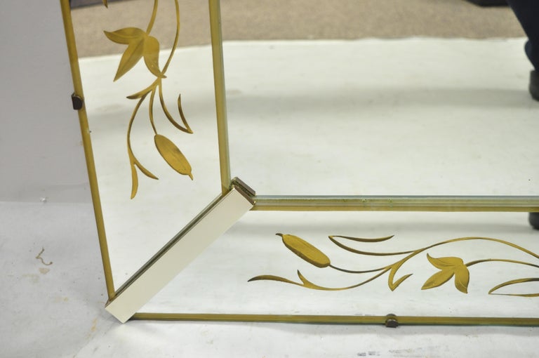 Vintage Venetian Mirror Frame Hollywood Regency Wall Sofa Mirror by ...