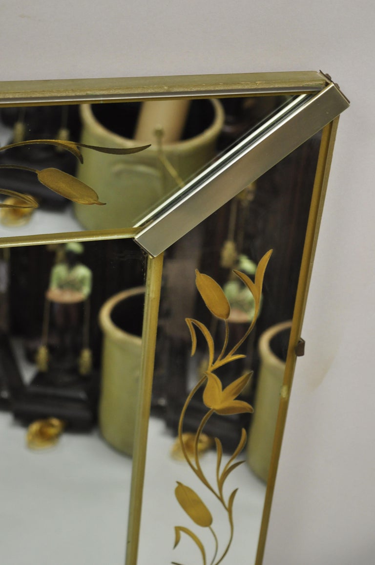 Vintage Venetian Mirror Frame Hollywood Regency Wall Sofa Mirror by ...