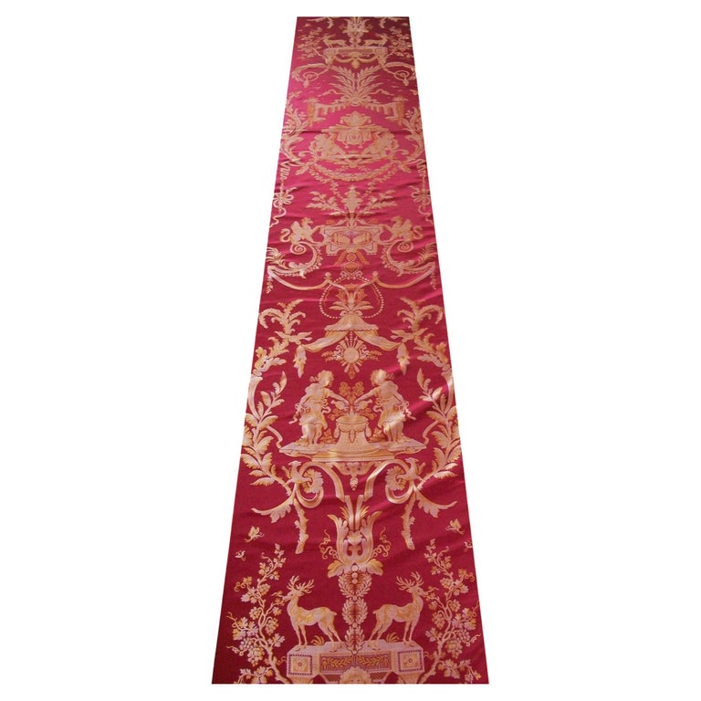 Vintage Venetian Renaissance Style Brocade Panels, 100% Silk, Italy, C ...