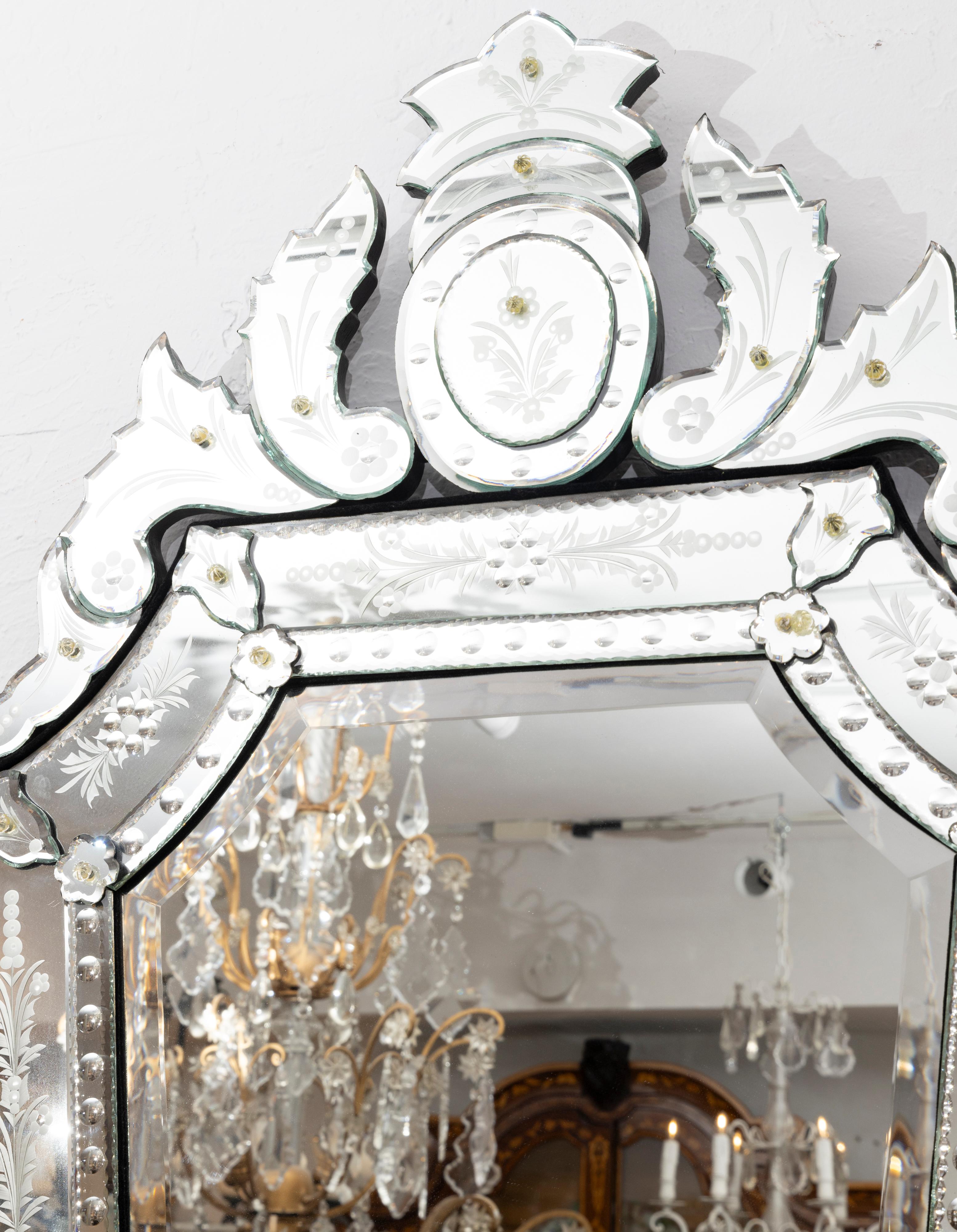 Vintage Venetian Wall Mirrors - Pair available, sold Individually For ...