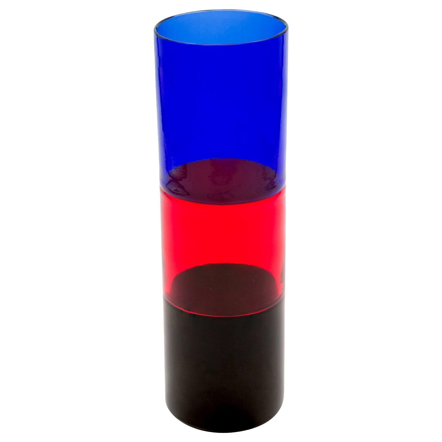 Tobia Scarpa, Italy Murano Blown Glass Large "Occhi" Murrine Vase For ...