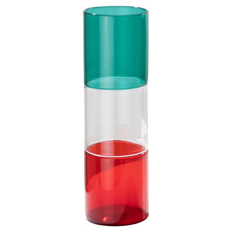 Vintage Venini Murano Fulvio Bianconi Incalmo Mouth Blown Glass Vase ...