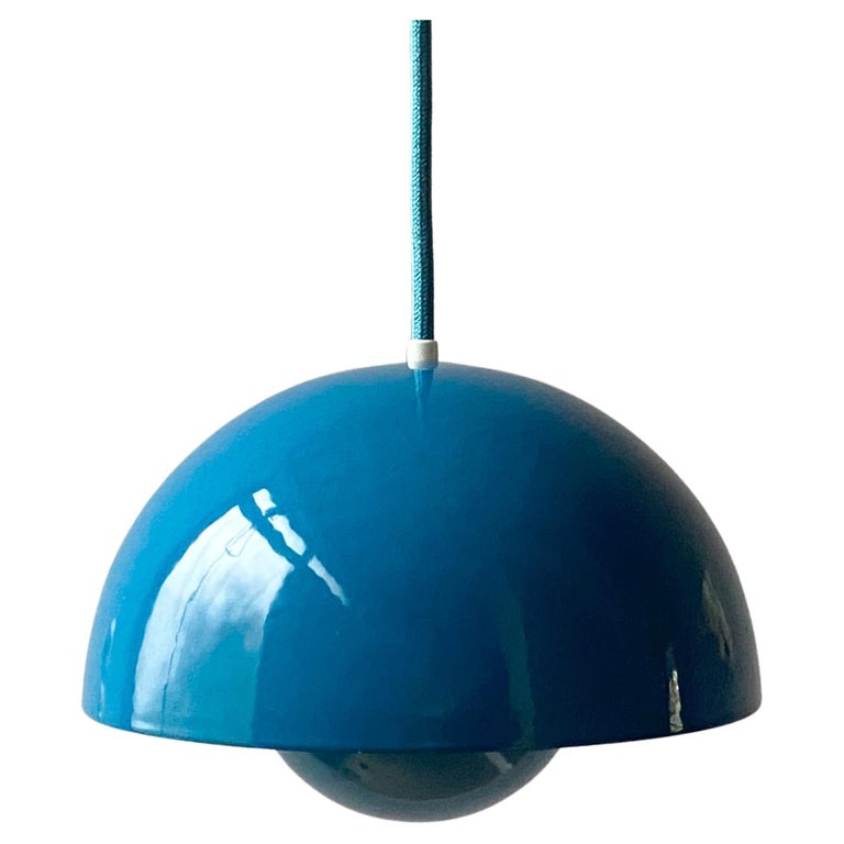 Vintage Verner Panton Enamel Flowerpot Pendant Lamp by Louis Poulsen ...
