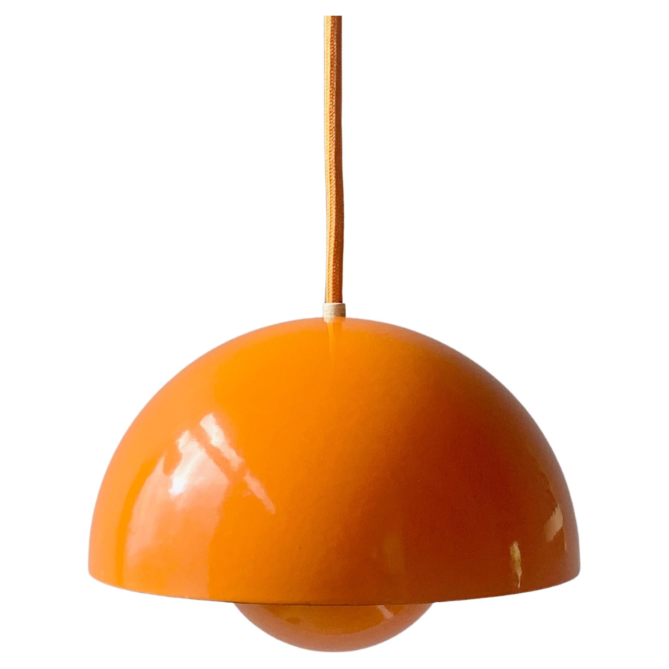 Vintage Verner Panton Enamel Flowerpot Pendant Lamp by Louis Poulsen ...