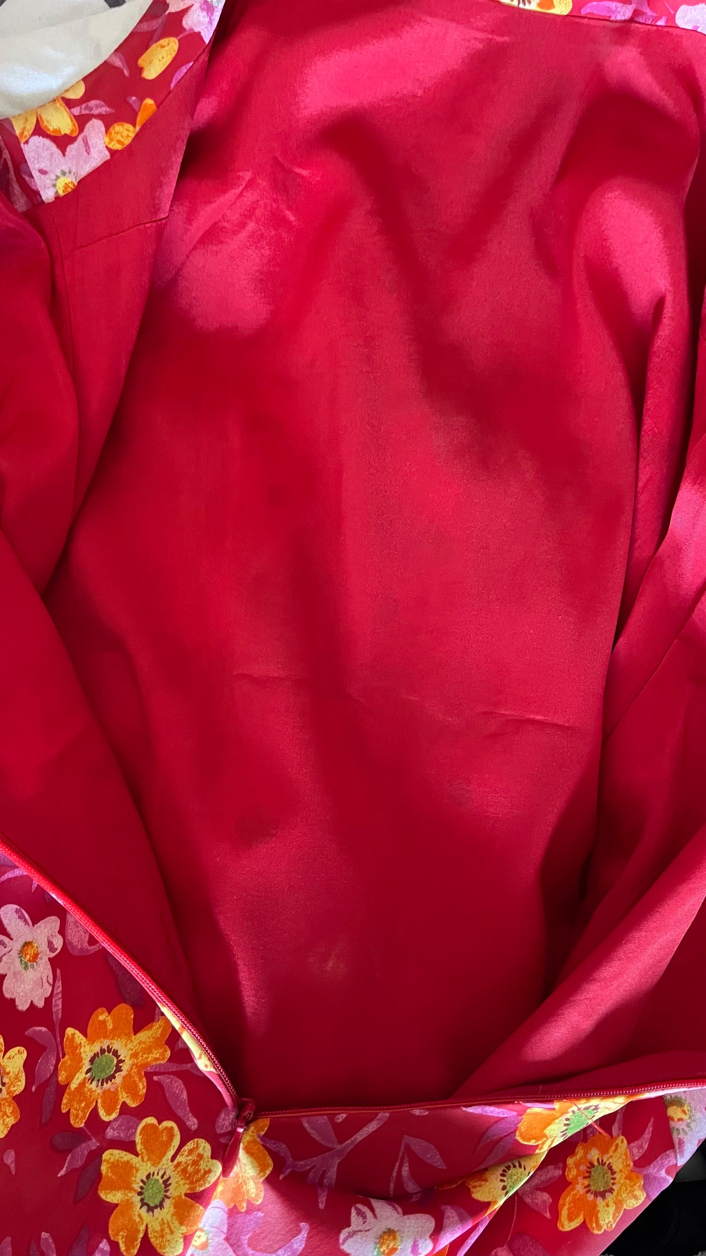 Vintage Versace floral dress For Sale at 1stDibs | versace flower dress ...