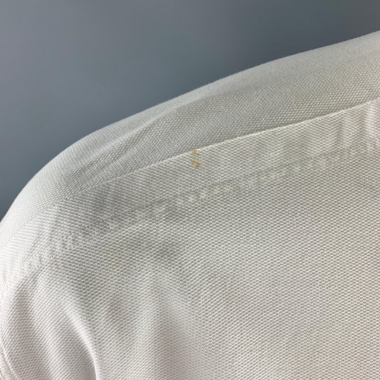 Vintage VERSACE JEANS COUTURE Size M White Cotton Button Up Jacket at ...