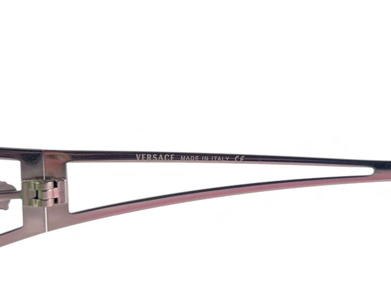 Vintage Versace Mod 1093 Gold Rose Frame Sunglasses 2000'S Made In ...