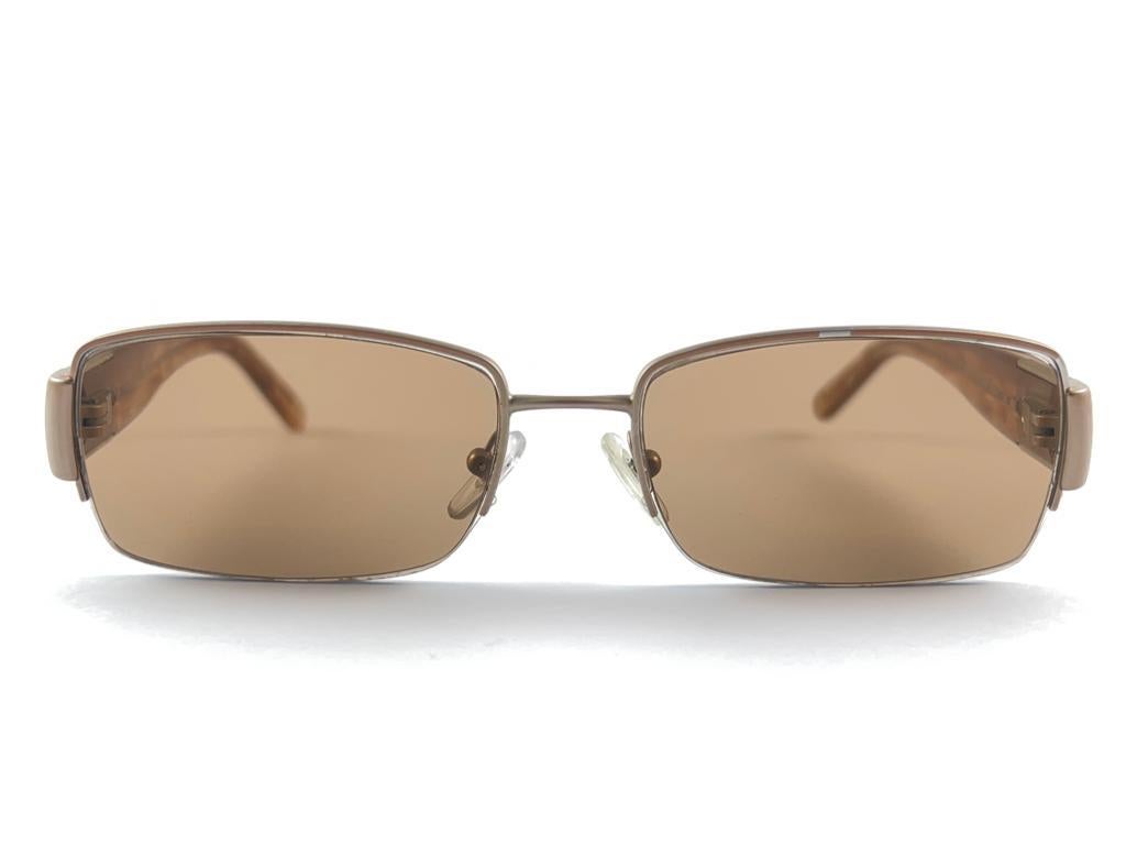 Vintage Versace Mod 1175B Half Frame Marbled Sunglasses 2000'S Made In ...