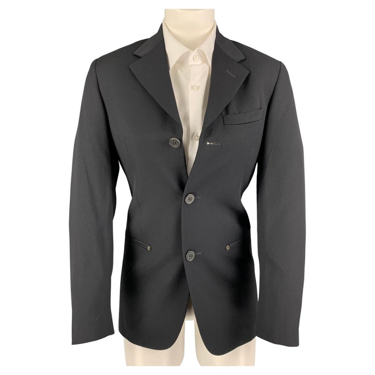 Vintage VERSUS by GIANNI VERSACE Size 34 Regular Grey Virgin Wool Sport ...