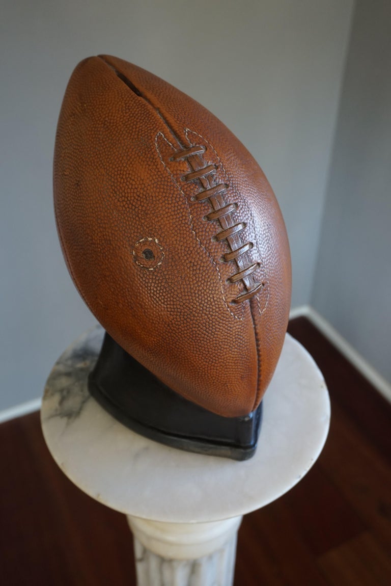 Vintage and Very Realistic Football Money Box Moneybox of Hand-Painted ...
