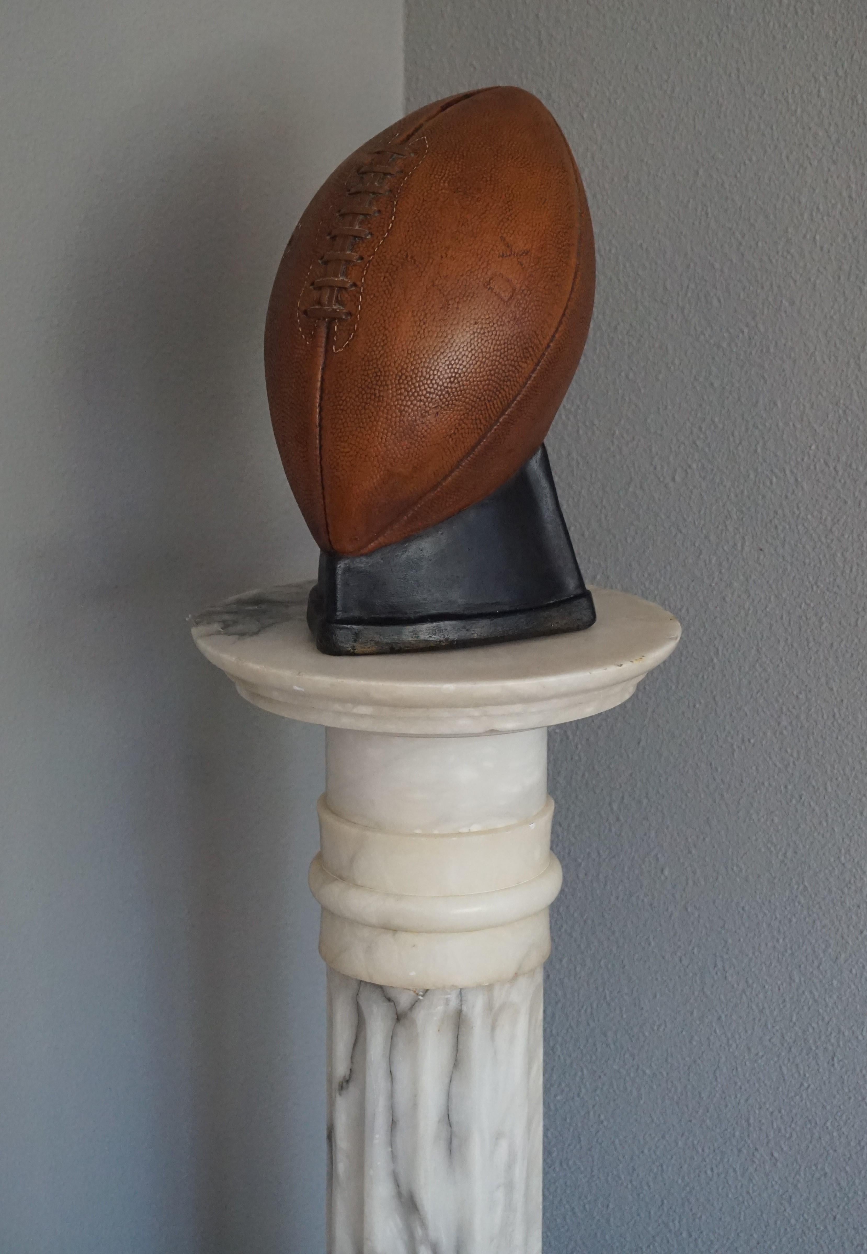 Vintage and Very Realistic Football Money Box Moneybox of Hand-Painted ...