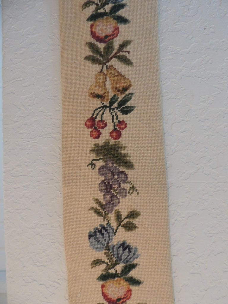 Vintage Victorian Style Tapestry Bell Pull with Brass Fitting at ...