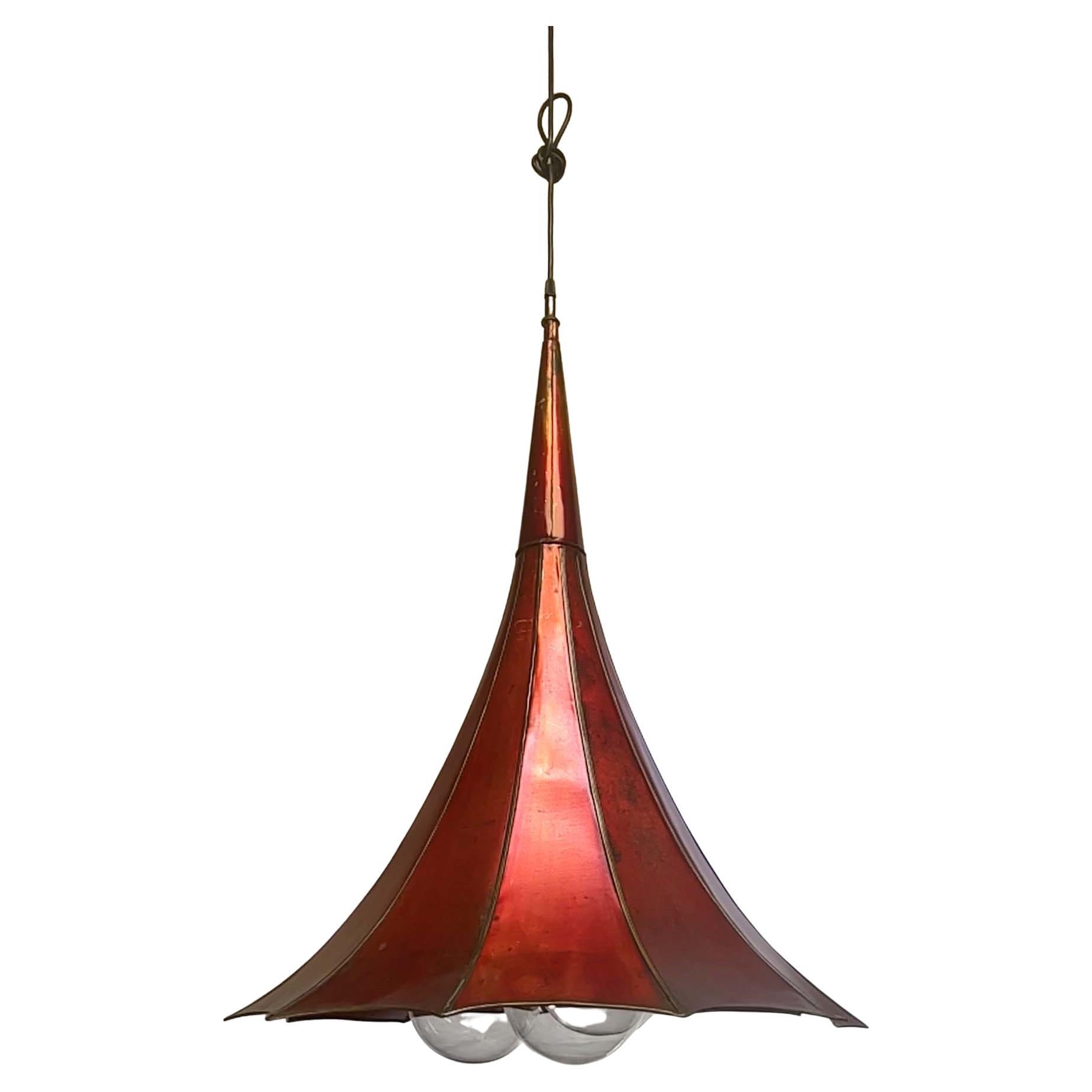 Vintage Victrola Horn Pendant Light Fixture at 1stDibs
