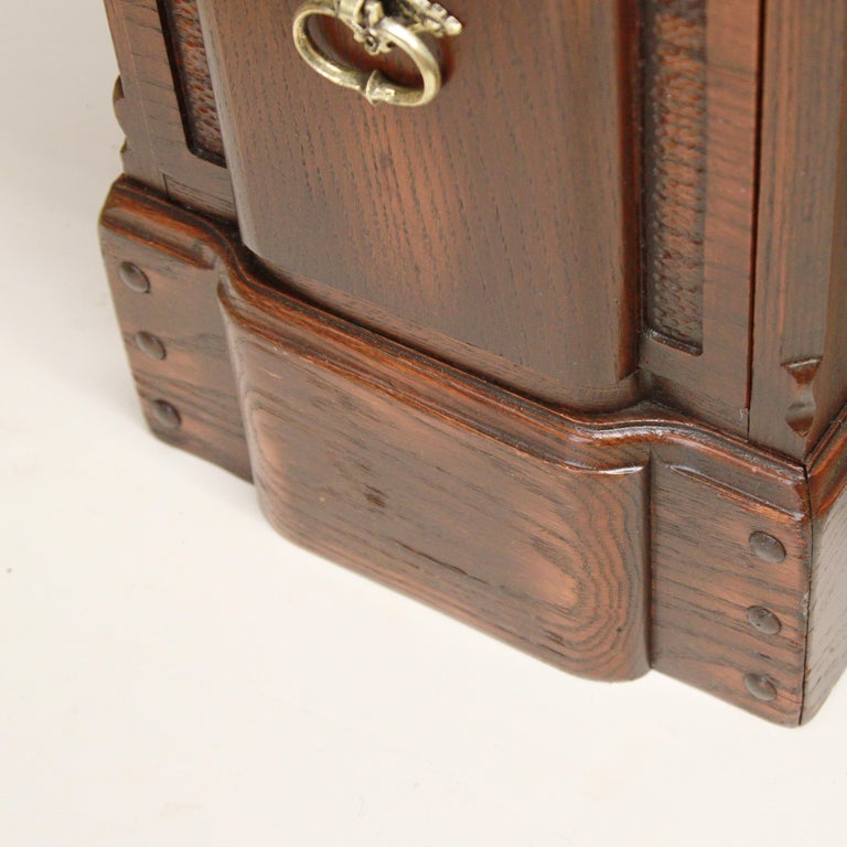 Vintage Viking Oak Kneehole Writing Desk with Matching Chair by ...