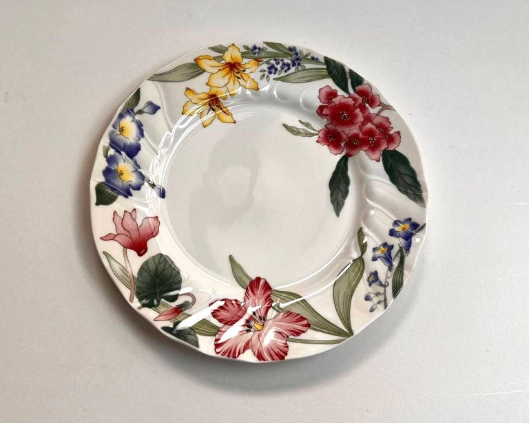 Vintage Villeroy and Boch Flora Bella Breakfast Plates, Luxembourg For ...