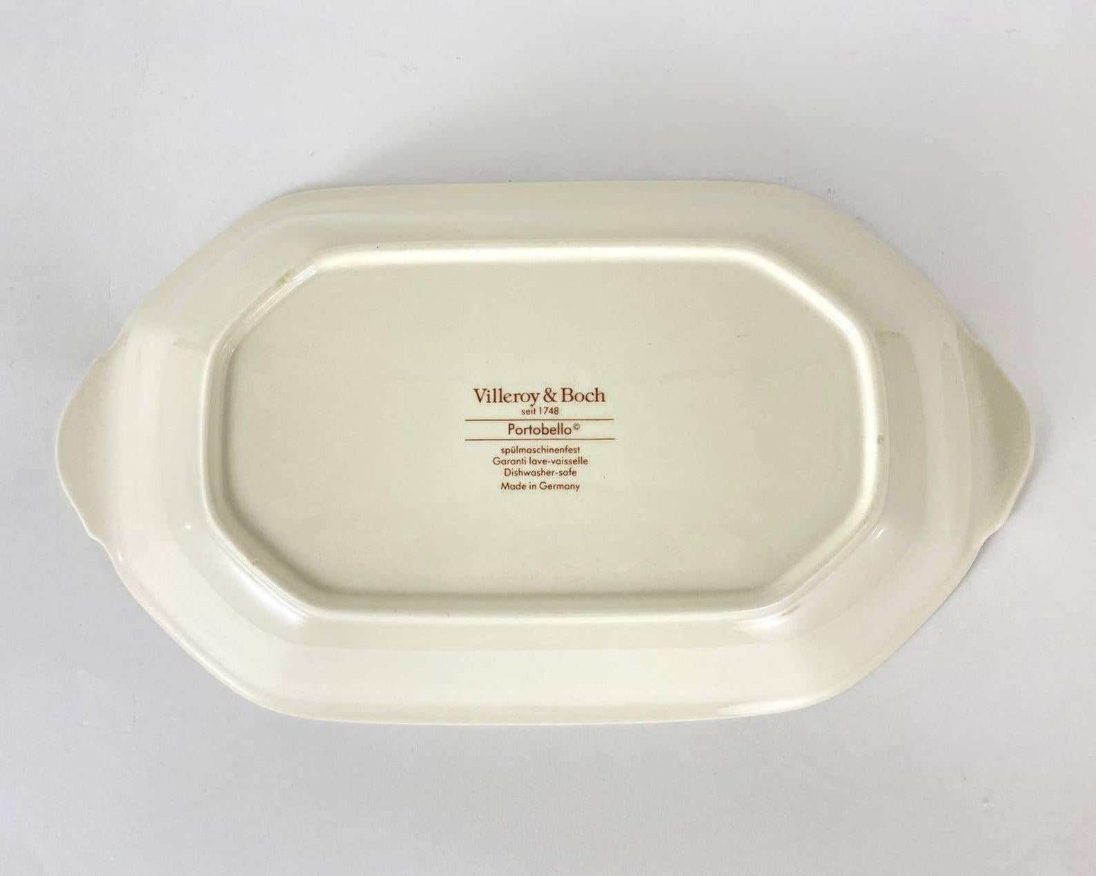 Vintage Villeroy and Boch Portobello Series Porcelain Dish, Germany ...