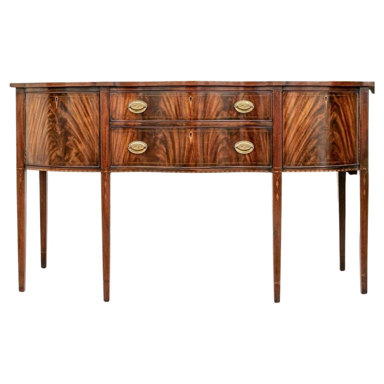 Vintage Virginia Galleries Henkel Harris Flame Mahogany Sideboard at ...
