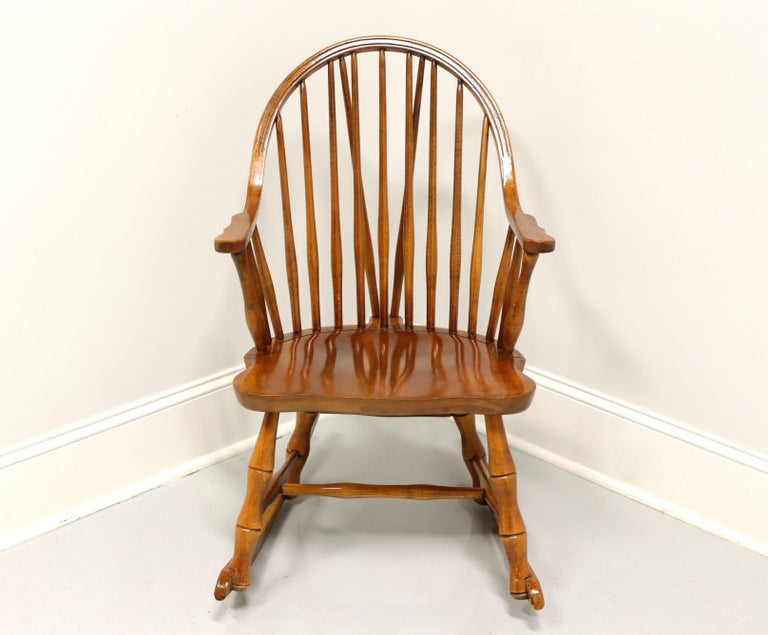 VIRGINIA HOUSE Mid 20th Century Maple Windsor Rocking Chair For Sale at ...