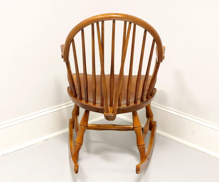 VIRGINIA HOUSE Mid 20th Century Maple Windsor Rocking Chair For Sale at ...