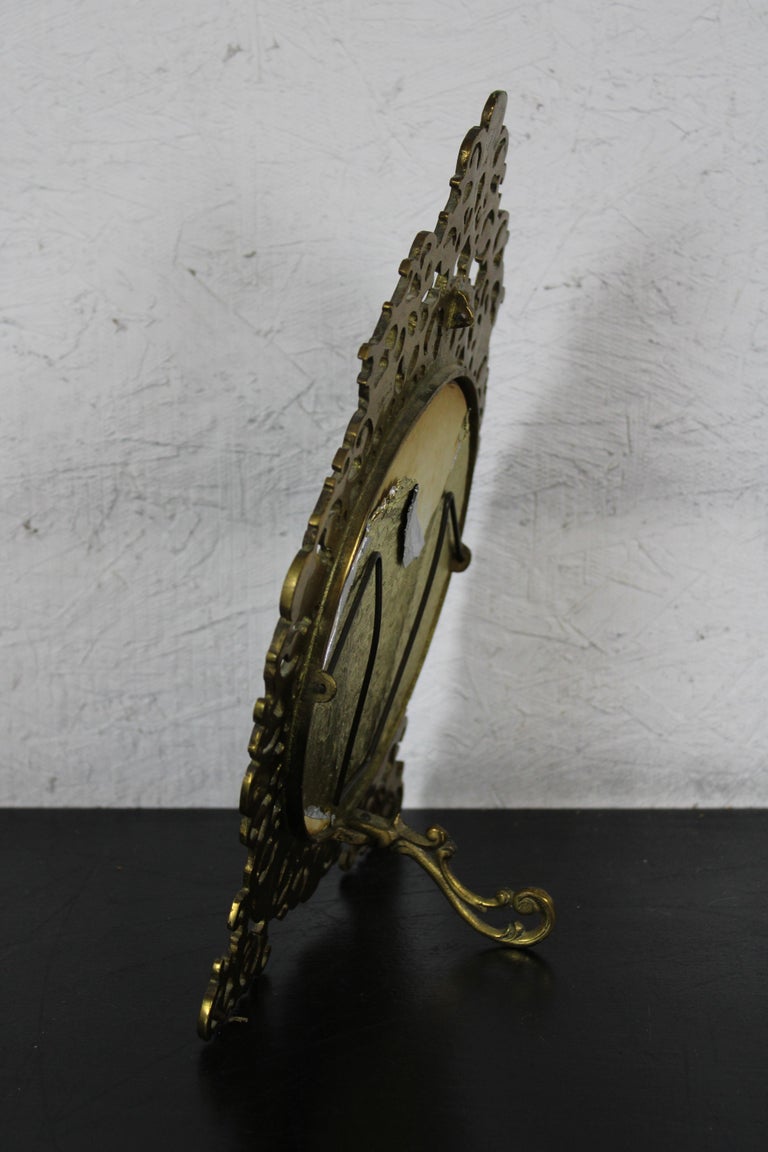 Vintage Virginia Metalcrafters Solid Brass Baroque Filigree Vanity ...