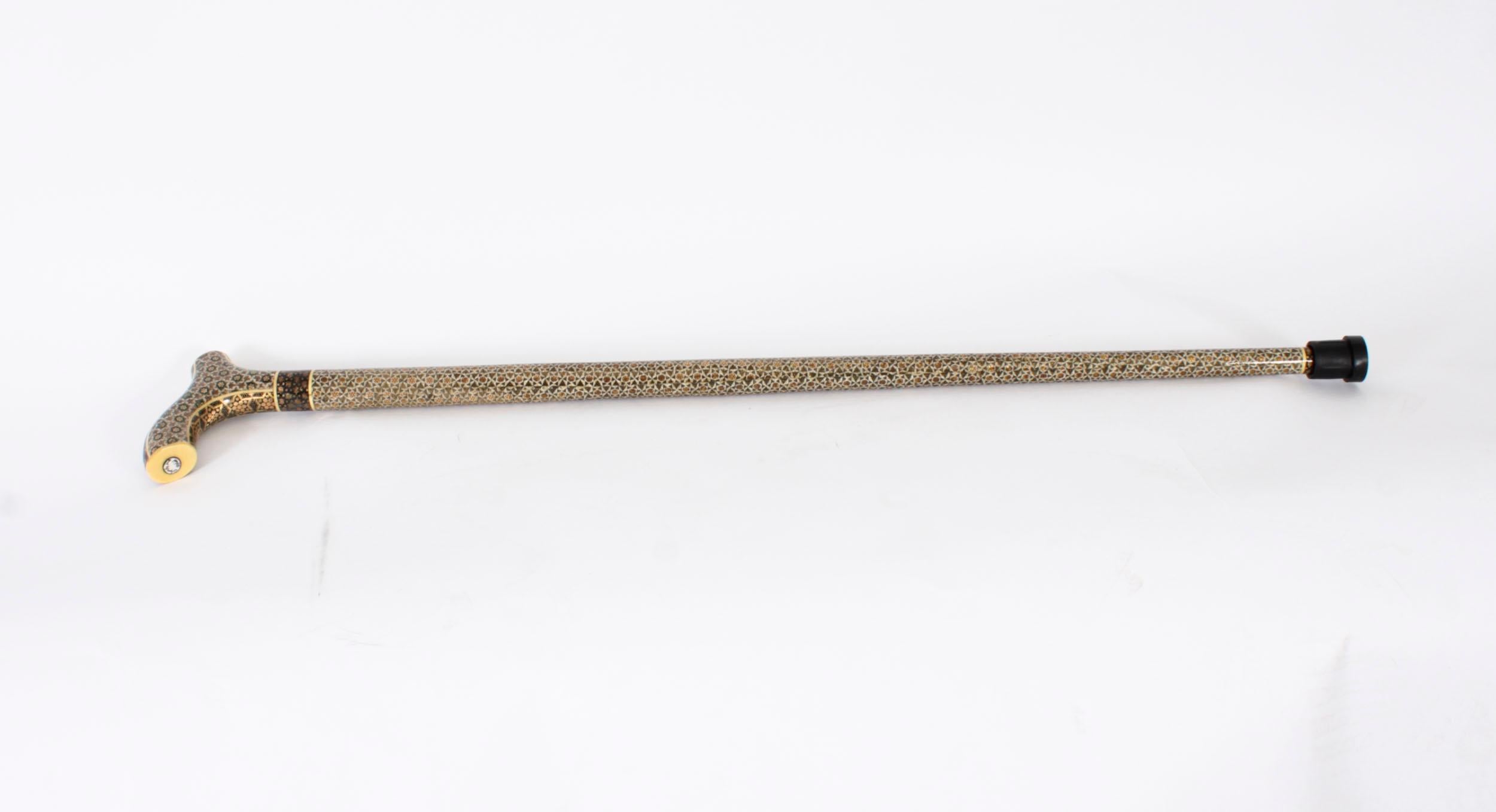 Vintage Vizagapatam style Islamic Walking Cane Stick 20th Century For ...