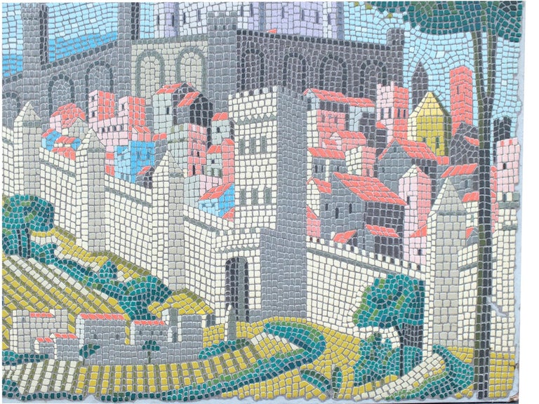 Vintage Wall Panel Mosaic by Seri Arte Impronte Edizioni, Italy, 1980 ...