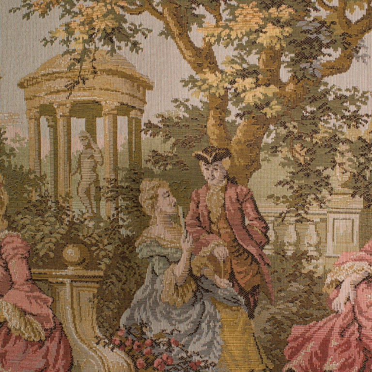 Vintage Wall Tapestry, Continental, Needlepoint, Classical Taste, Circa ...