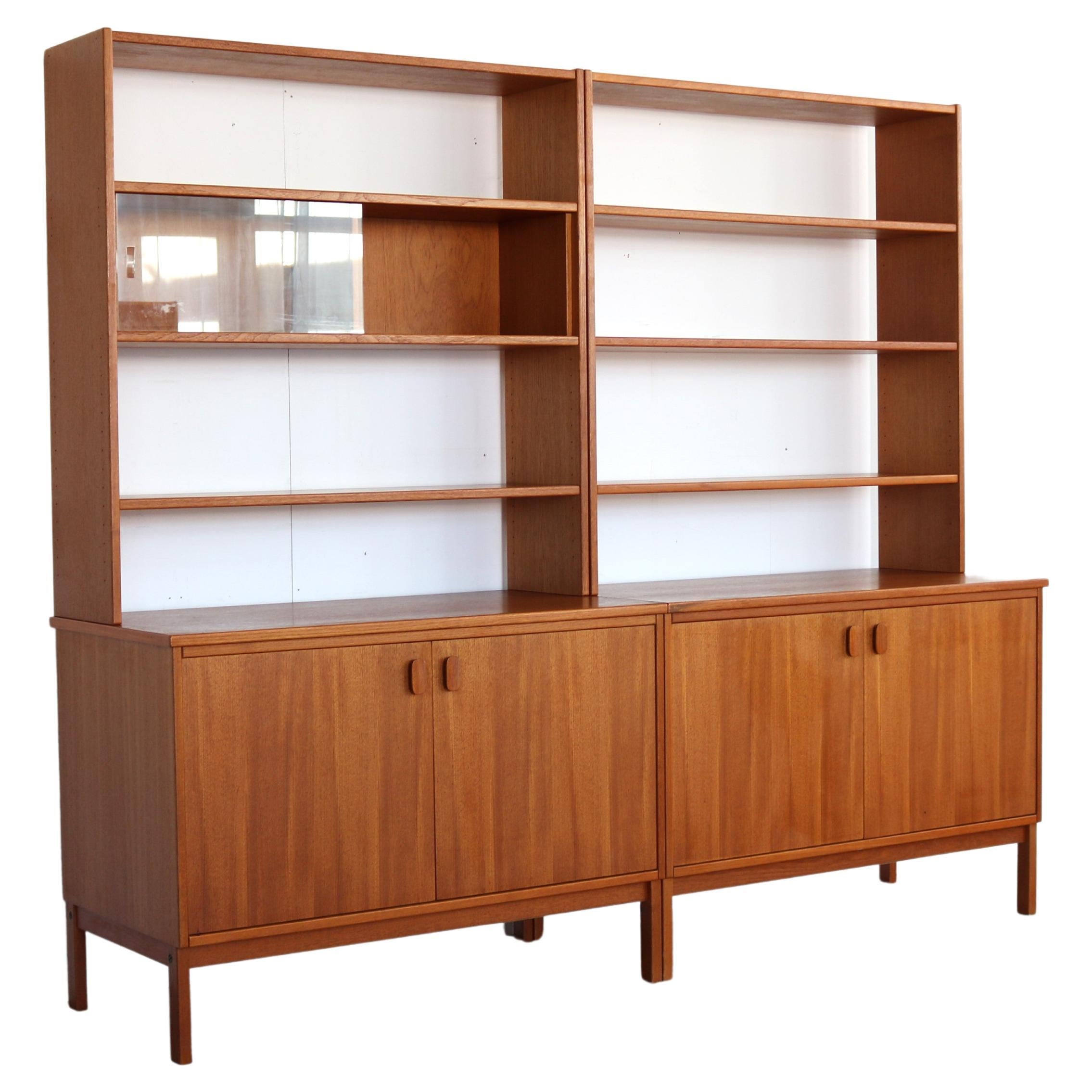 vintage display cabinet wall cupboard wall unit 60's For Sale at 1stDibs