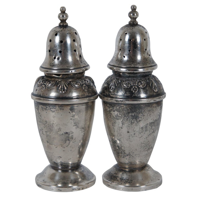 Vintage Wallace Sterling Silver 4750-9 Stradivari Salt and Pepper ...