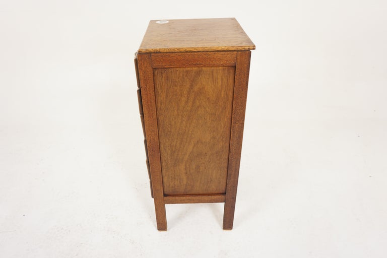 Vintage Walnut Sheet Music Cabinet, 6 Drawer, File Cabinet, Scotland ...