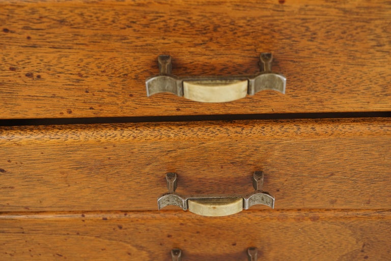 Vintage Walnut Sheet Music Cabinet, 6 Drawer, File Cabinet, Scotland ...