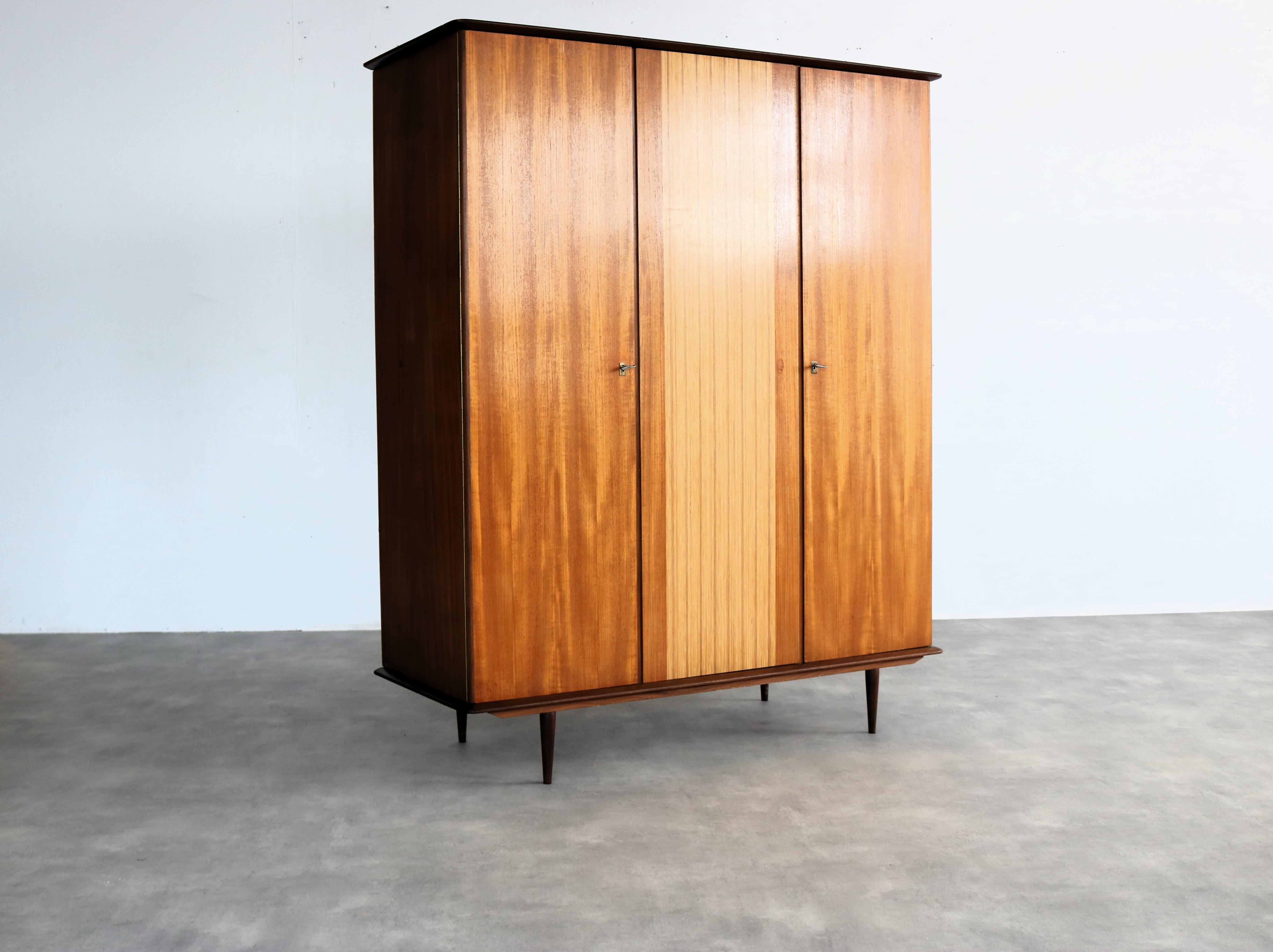 vintage wardrobe | wardrobe | 60s | teak For Sale at 1stDibs