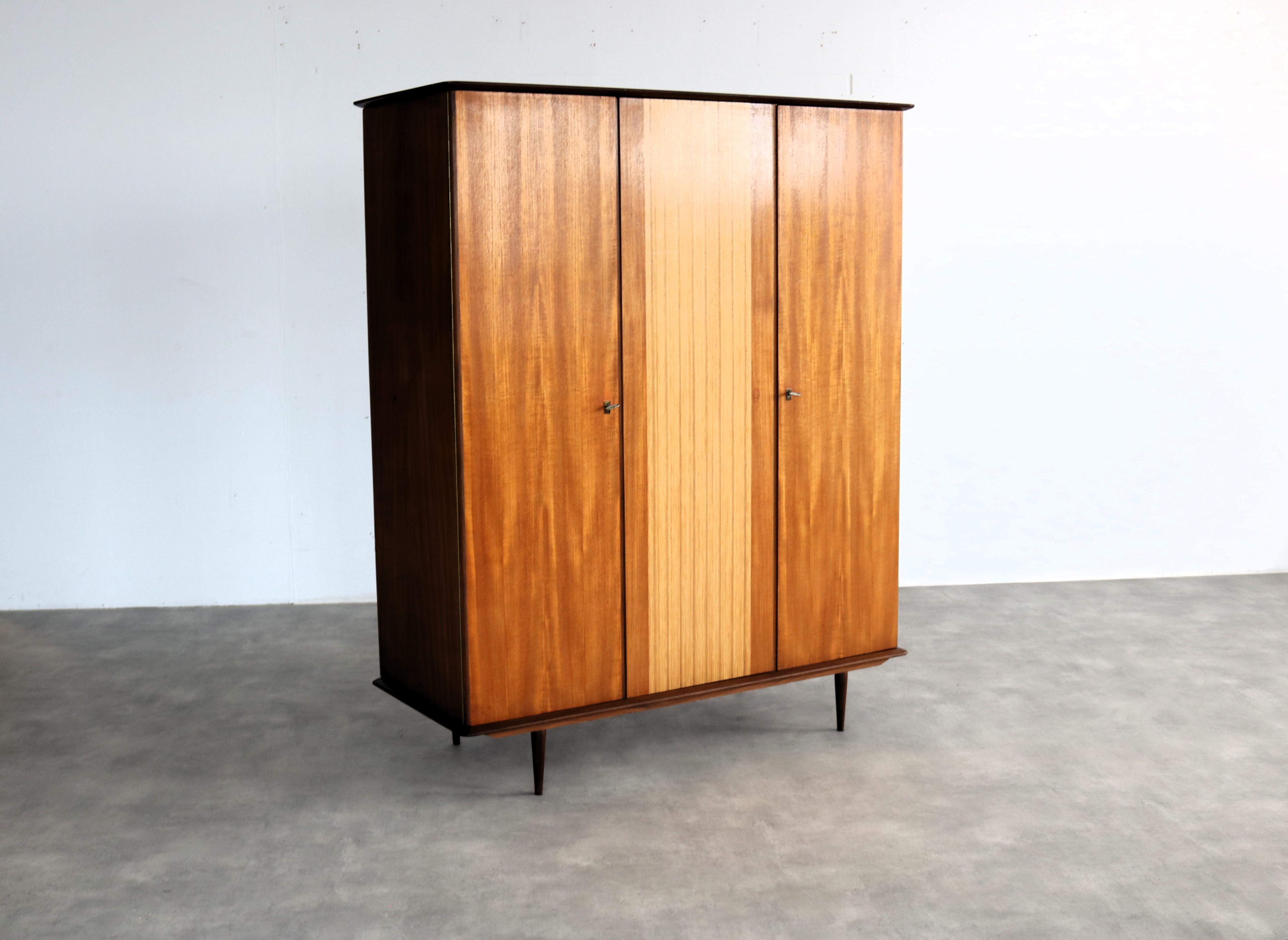 vintage wardrobe | wardrobe | 60s | teak For Sale at 1stDibs
