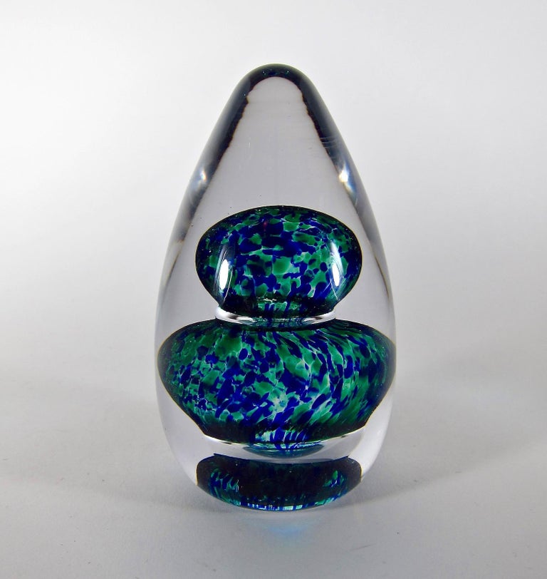 Vintage Wedgwood Art Glass Paperweight by Ronald Sennett-Willson at ...