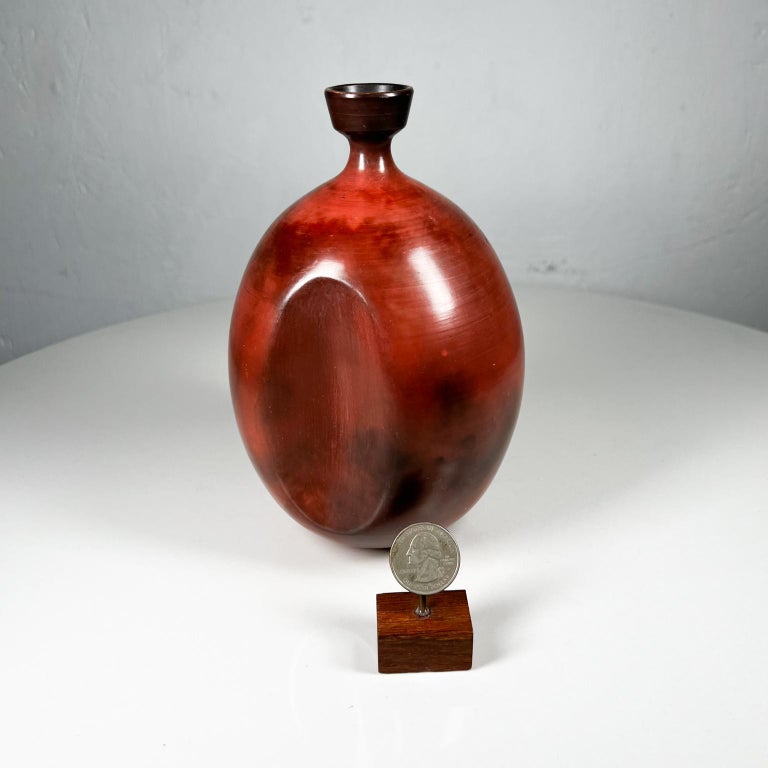 Vintage Weed Pot Concave Design Organic Modern Art Pottery Signed For ...