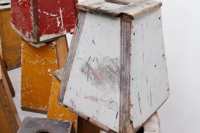 Set of 16 Vintage Weighted Beach Blocks at 1stDibs