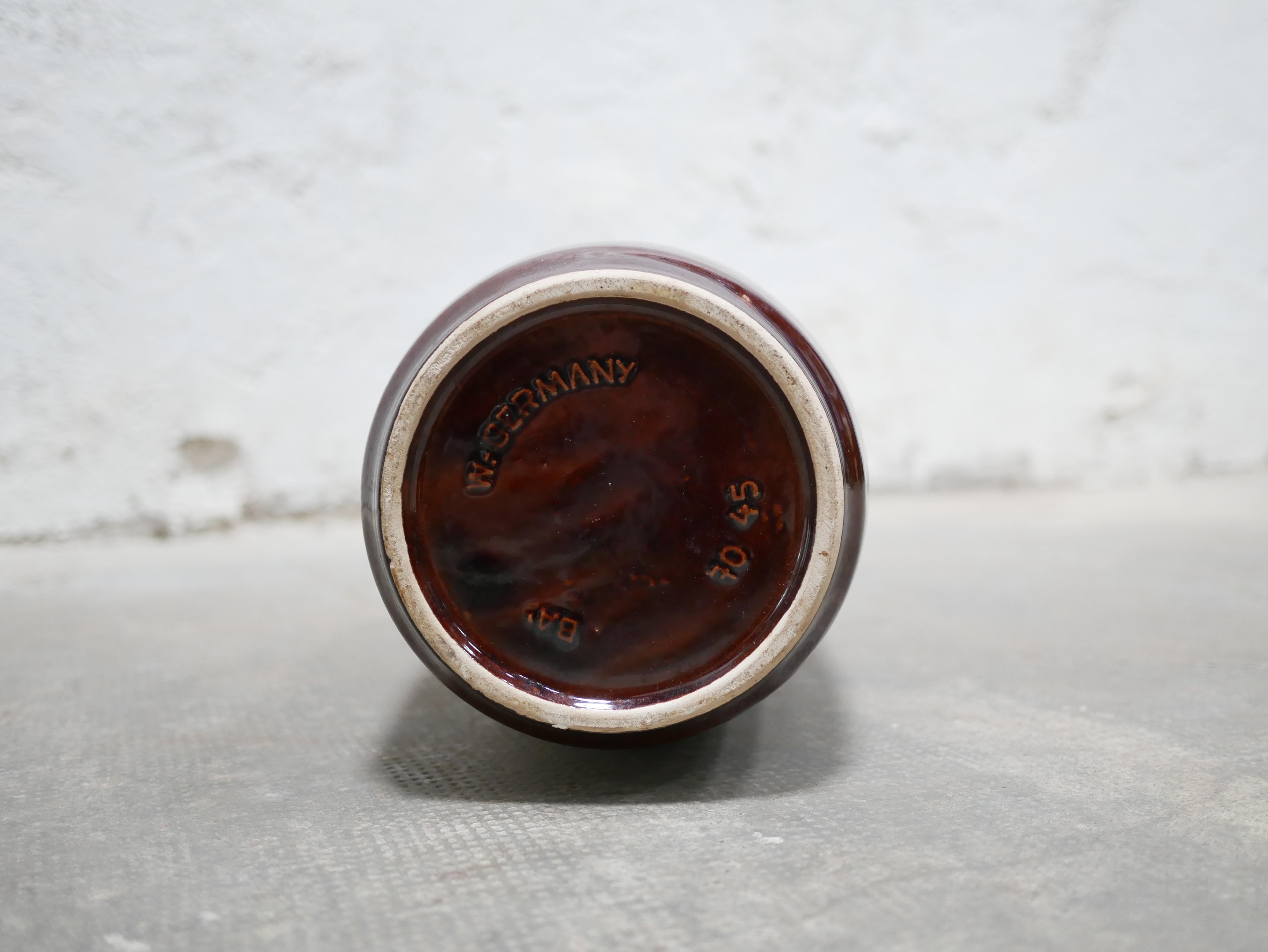 Vintage West Germany Ceramic Vase For Sale at 1stDibs