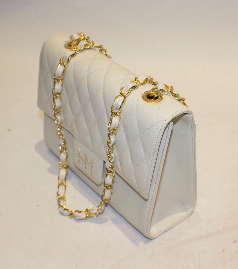 Vintage White Leather Hane Morir Bag at 1stDibs | hane bag