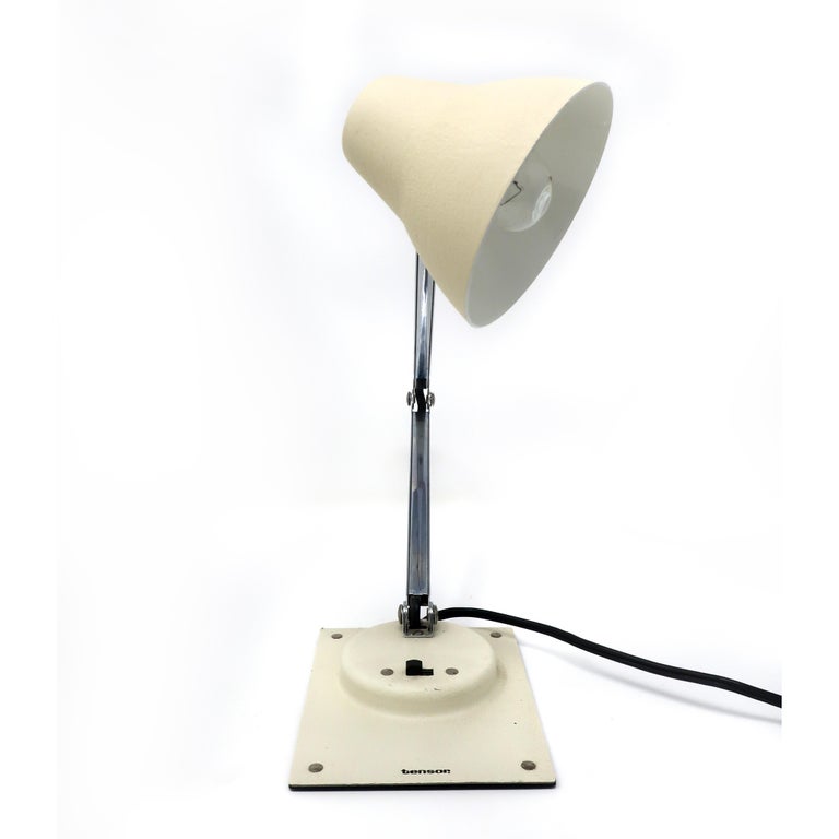Vintage White Tensor Folding Desk Lamp at 1stDibs | vintage tensor desk ...