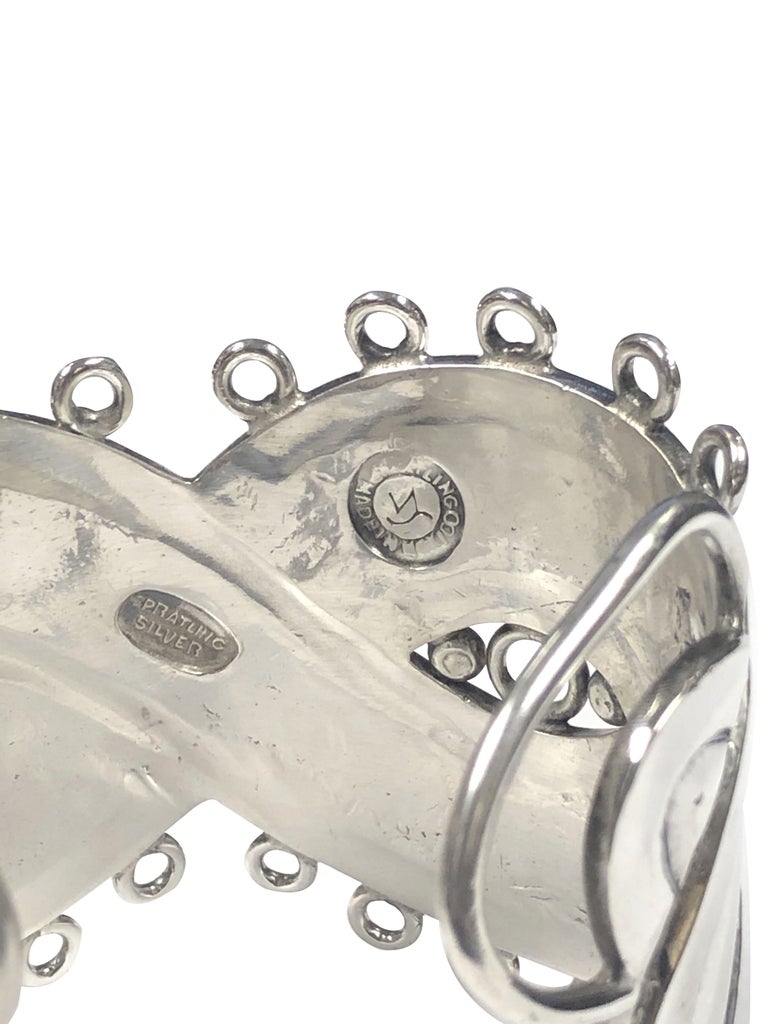 Vintage William Spratling "Mask" Sterling Silver Cuff Bracelet For Sale ...