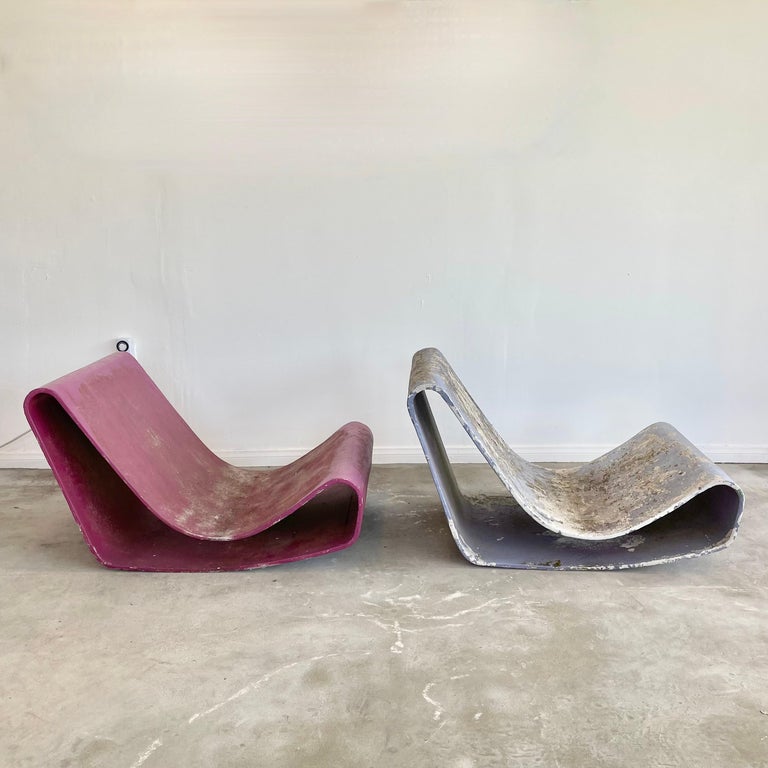 Vintage Willy Guhl Concrete Loop Chairs, 1960s, Switzerland For Sale at ...