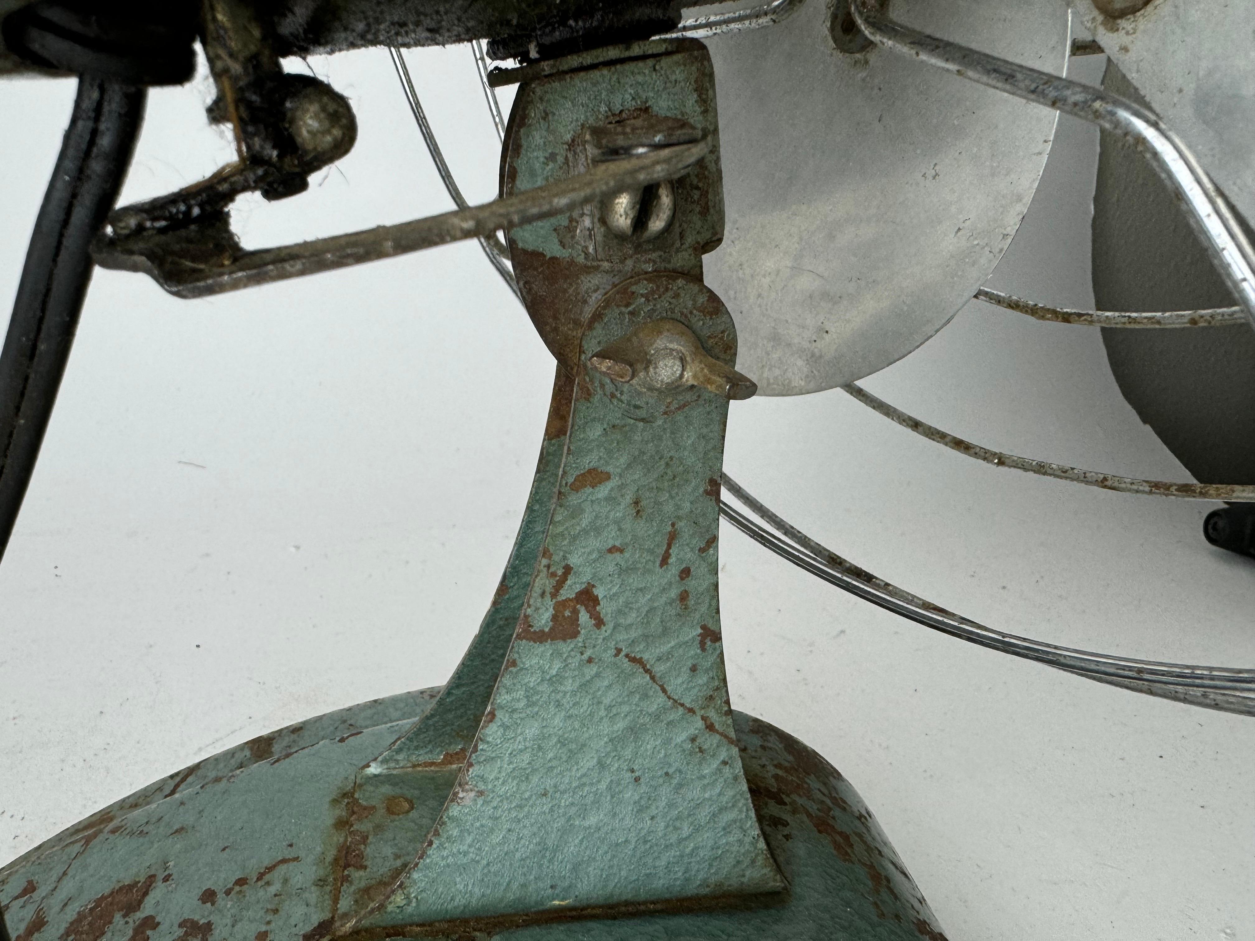 Vintage Wizard Husky Industrial Oscillating Fan For Sale at 1stDibs